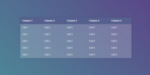26 Best Free CSS Tables In 2025