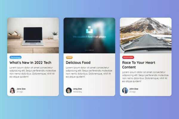 21 Best CSS Blog Cards 2023